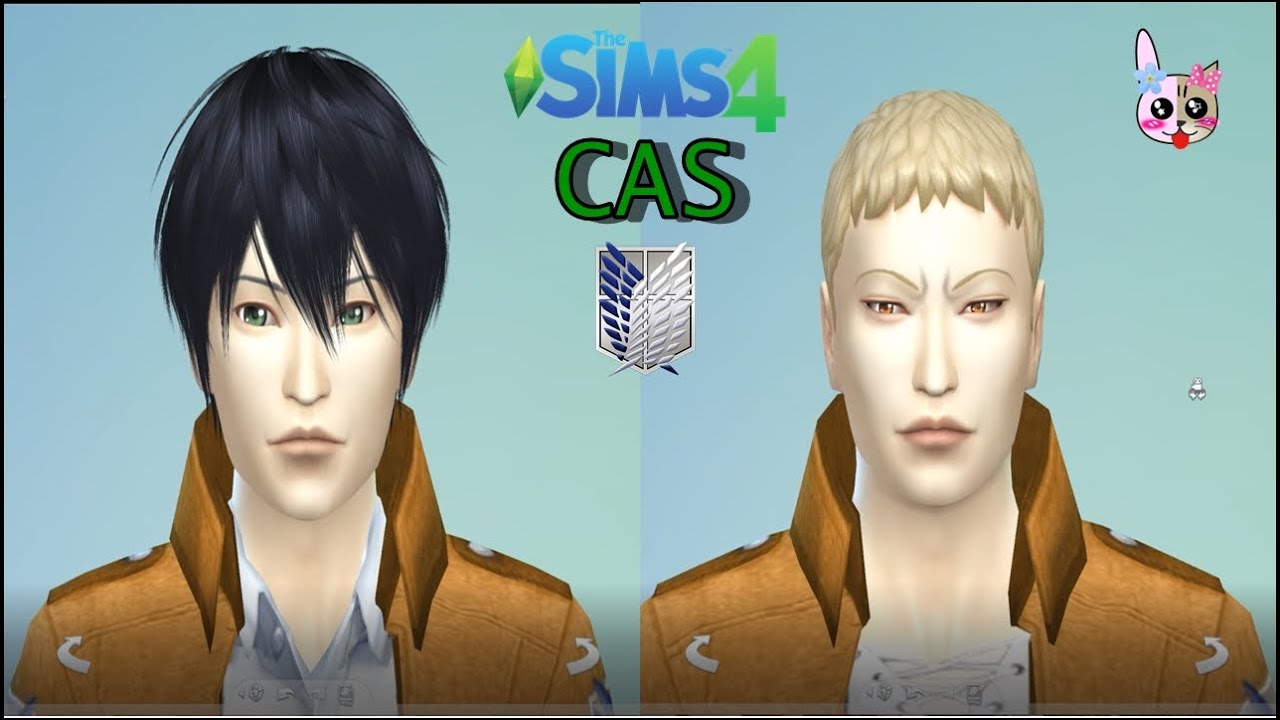 SIMS 4 CAS- Attack on Titan// Shingeki no Kyojin ''Bertholdt Hoover and ...