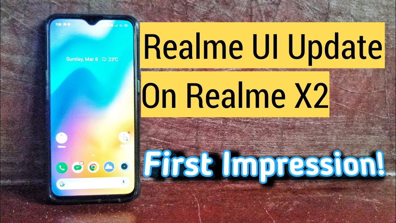 Realme UI Update on Realme X2- First Impression! - YouTube