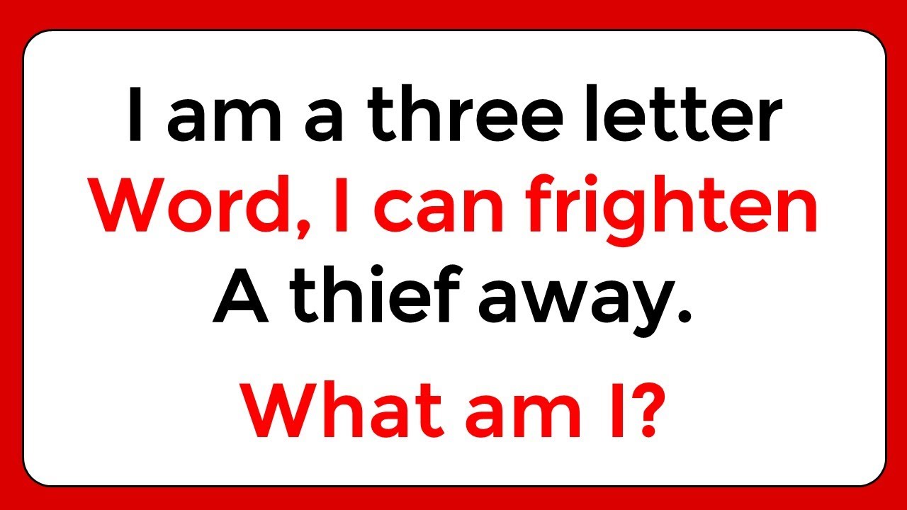 ONLY A GENIUS CAN SOLVE THESE RIDDLES | 20 TRICKY RIDDLES THAT'LL ...