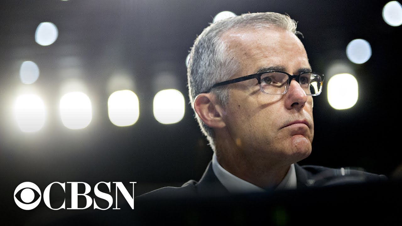Former FBI Deputy Director Andrew McCabe testifies before Senate ...
