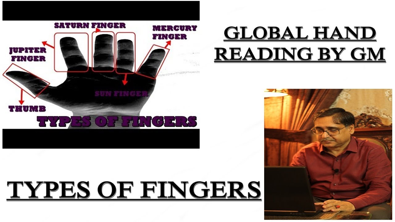 TYPES OF FINGERS | GLOBAL HAND READING BY GM - YouTube