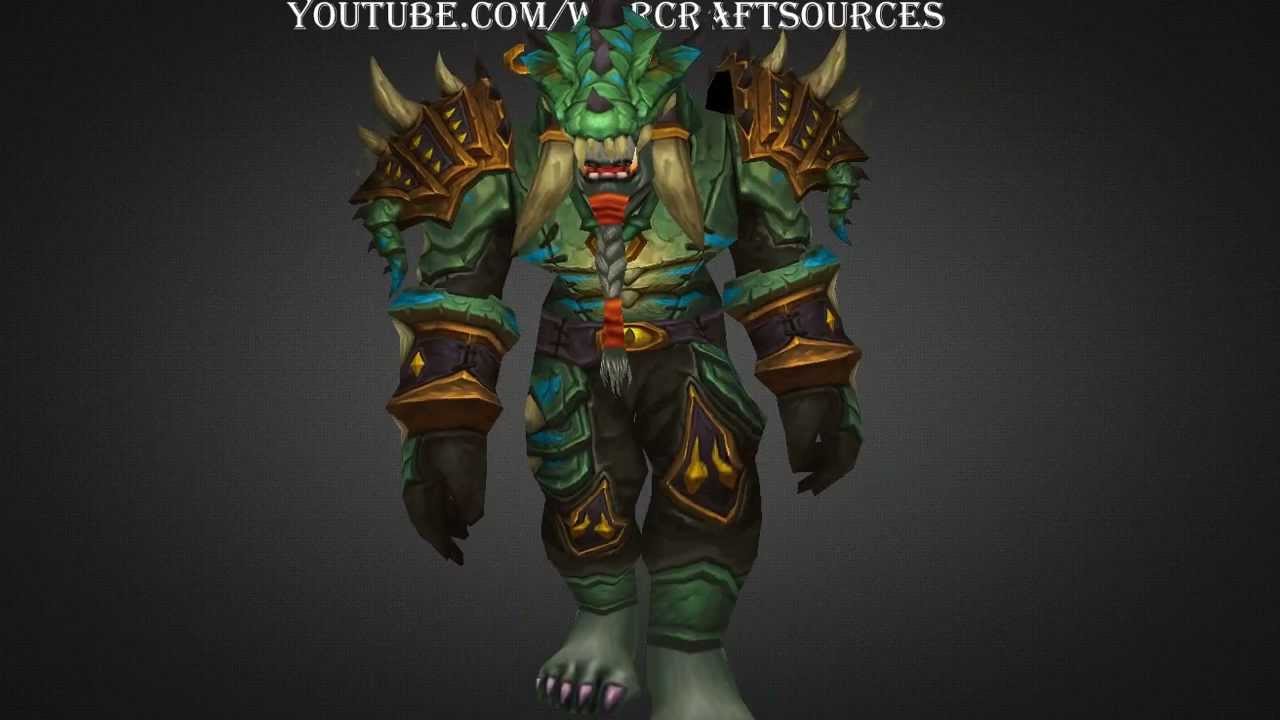 Orc Hunter Tier 15 Armor - Tier 15 set - Patch 5.2 - YouTube