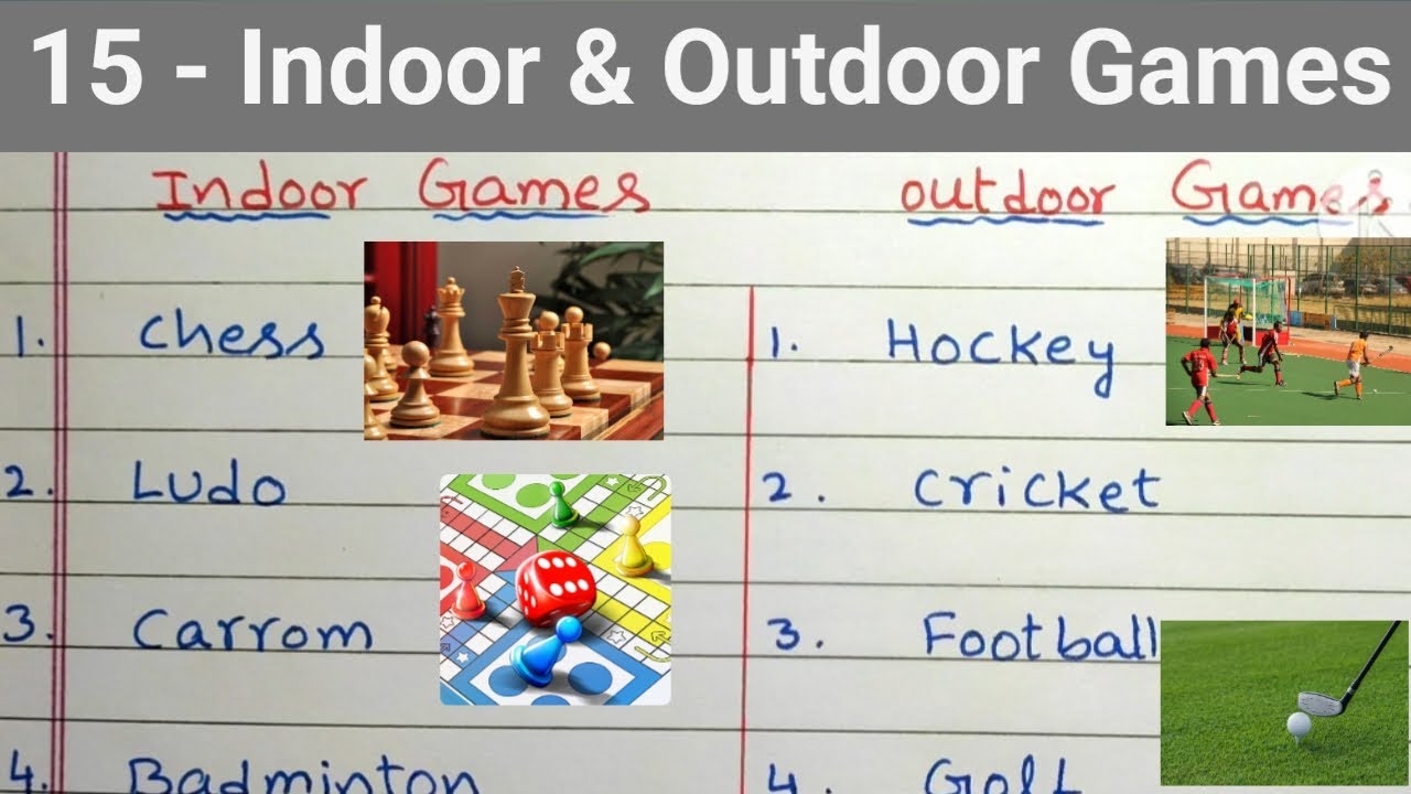 15-Indoor & Outdoor games/List of Indoor&Outdoor games/What are the ...