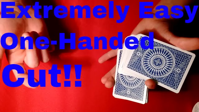 Extremely Easy One Handed Cut Tutorial!! - YouTube