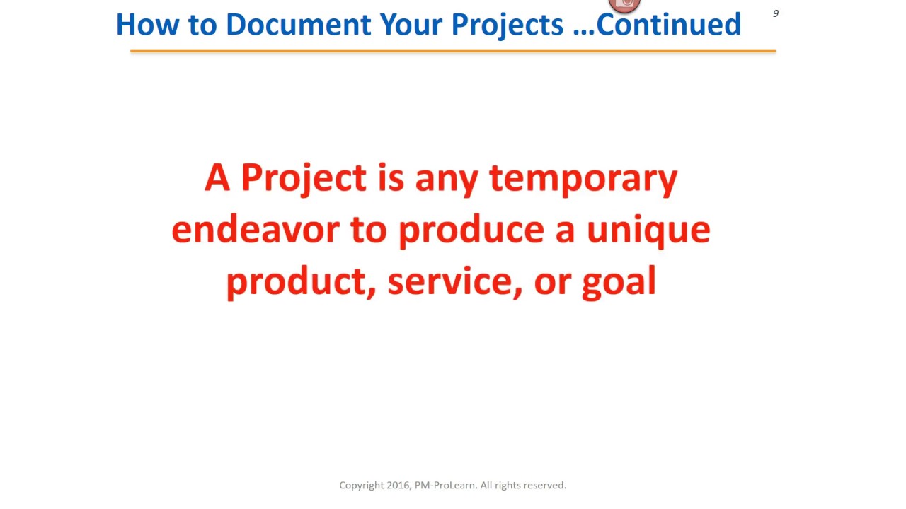 How to Document Projects for the PMP® Application - YouTube