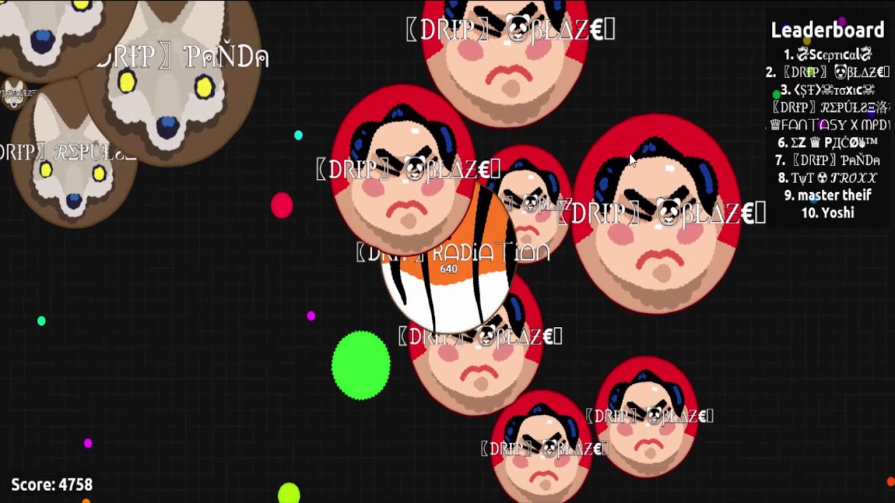 Agar.io//Short Drip Clan GamePlay - YouTube