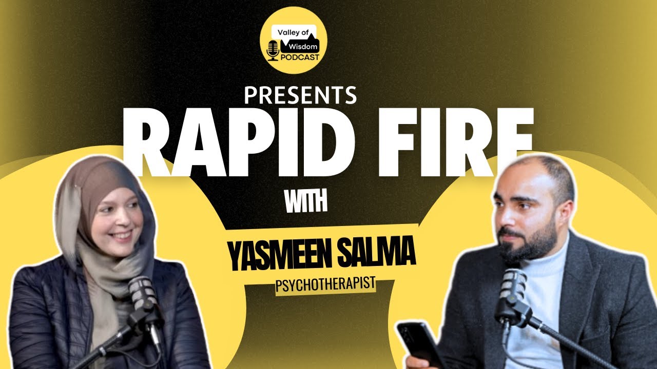 Rapid fire round with Yasmeen Salma | Belgian psychotherapist | Dr Farhat Umar - YouTube