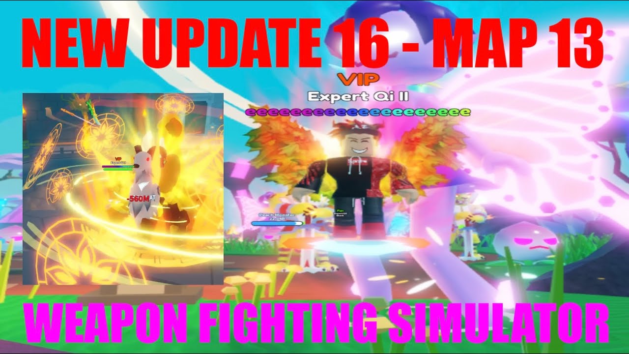WEAPON FIGHTING SIMULATOR UPDATE 16 - NEW CODES - YouTube