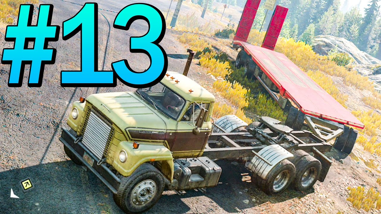 SnowRunner #13 - The long trailer experience - YouTube