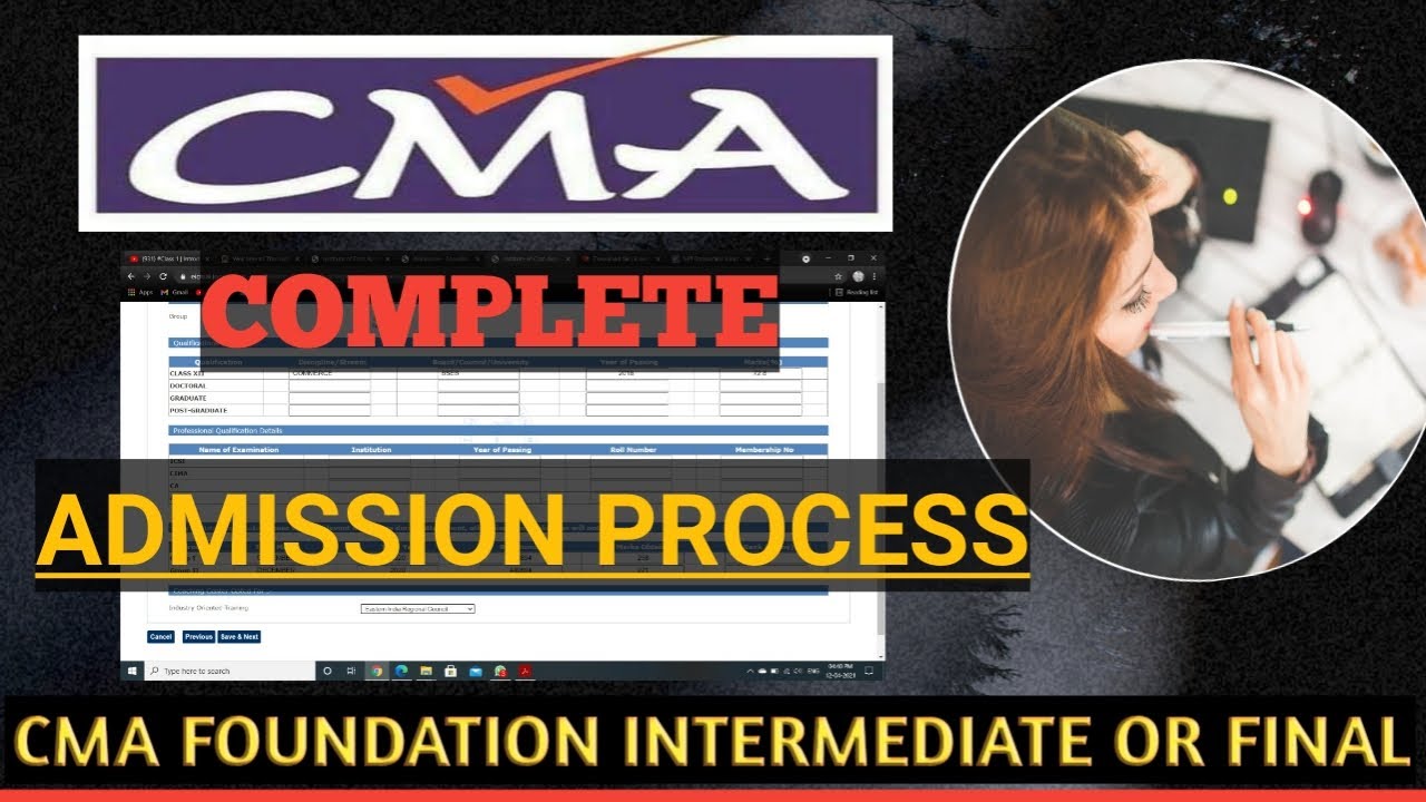 How to take registration in cma final full process! CMA final CMA inter ...