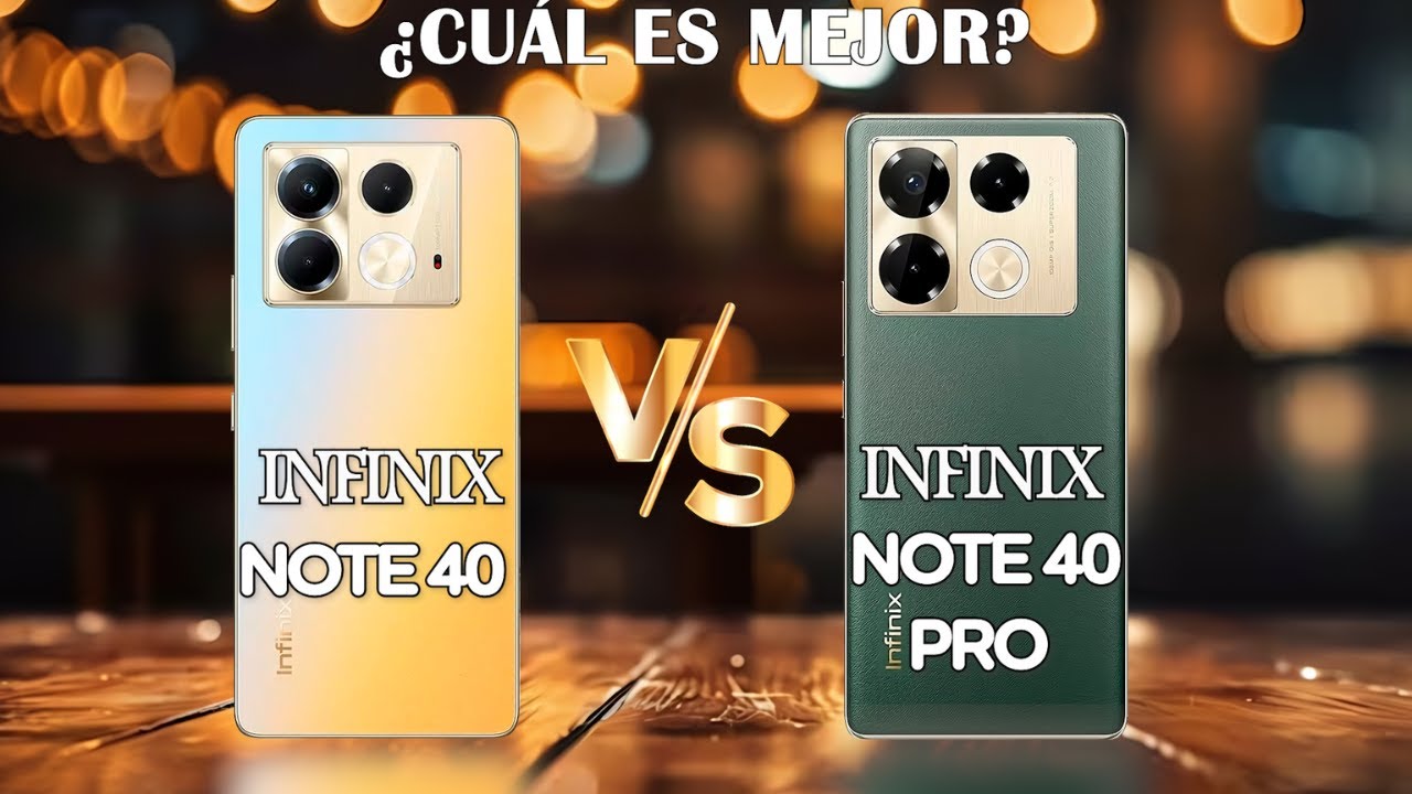 Infinix Note 40 5G vs Infinix Note 40 Pro 5G - YouTube