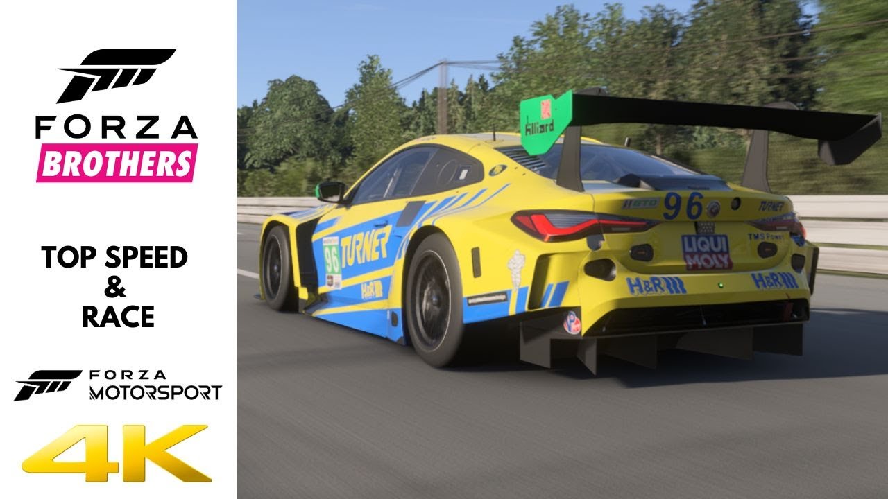 BMW #96 Turner Motorsports M4 GT3 2023 TopSpeed e Corrida - YouTube