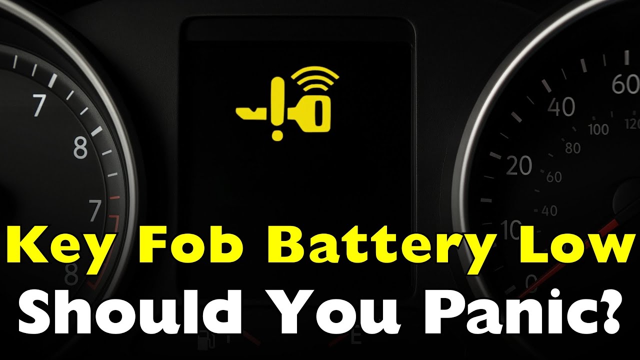 What Does It Mean When Your Car Key Fob Battery Is Low? - YouTube