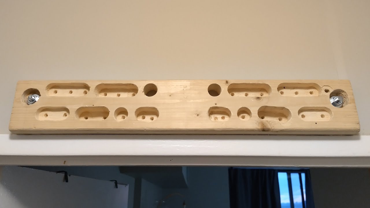 Mini-Project: Homemade Hangboard - YouTube