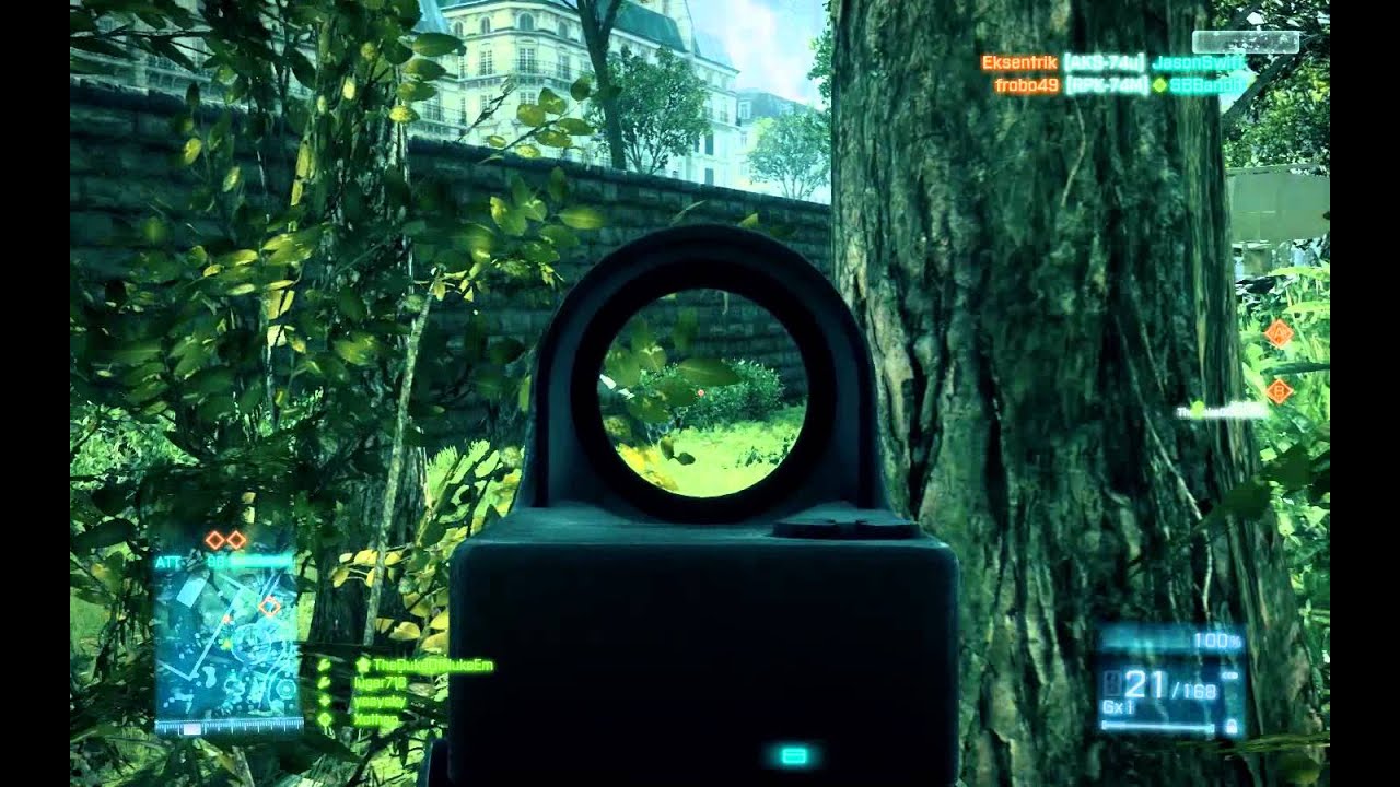 SCAR-H Gameplay Battlefield 3 Beta - YouTube