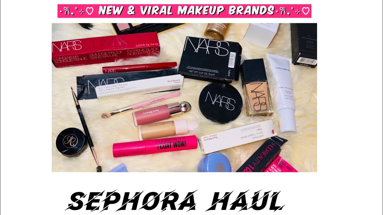 Unboxing video | VIRAL MAKEUP BRANDS| Sephora haul📦🛍️💄💋💖 @Sephora ...
