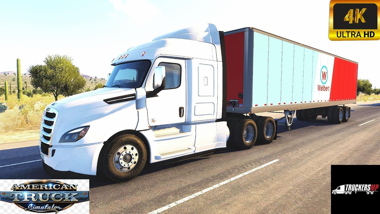 ATS // TRUCKERSMP LIVE //PHOENIX TO SHOW LOW FREIGHTLINER TRUCK ...