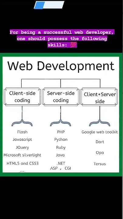 For Being A Successful Web Developer One Should Possess The Following Skills 💯 Shorts 
