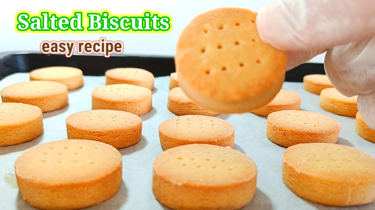Salted Biscuits recipe | how to make bakery biscuits | easy cookies ...