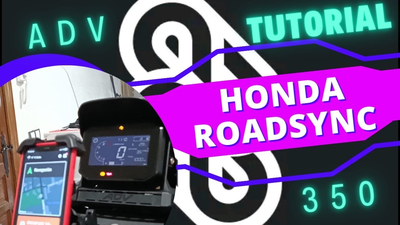 HONDA ADV 350. TUTORIAL HONDA ROADSYNC. - YouTube