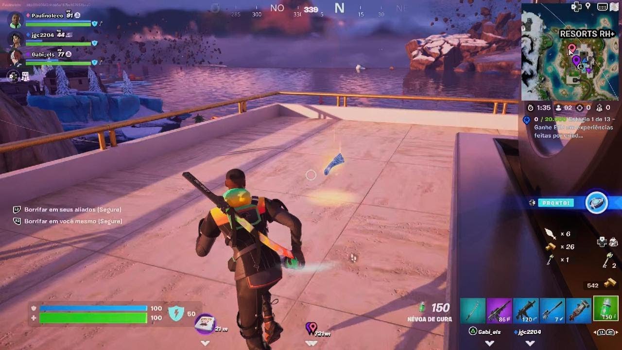 Fortnite - Vitória Trio #14 - YouTube