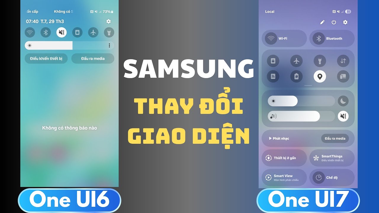 So sánh SAMSUNG One UI 6 vs One UI7 : Tiện Lợi và Phù Hợp Hơn? - YouTube