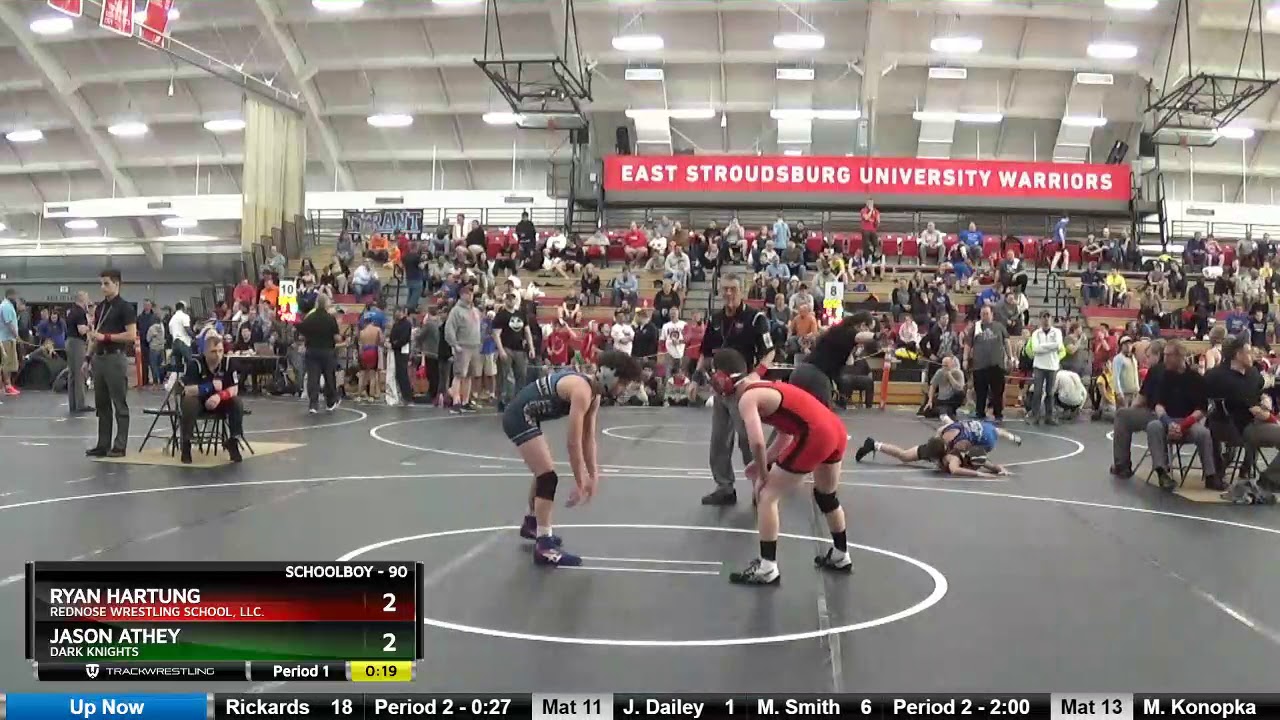 Schoolboy 90 Ryan Hartung RedNose Wrestling School, LLC. Vs Jason Athey ...
