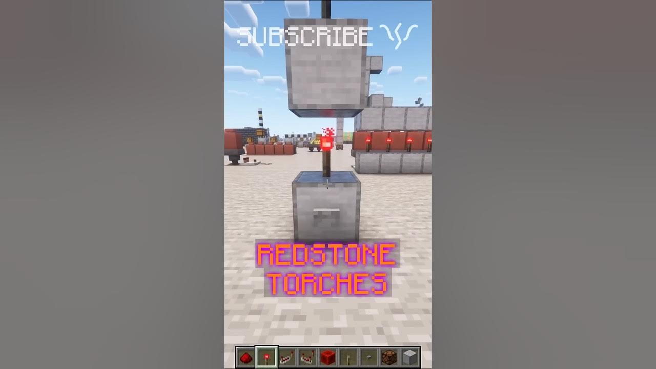 Send redstone signals VERTICALLY with REDSTONE TORCHES! | Redstone with PsiVolt #minecraft # ...