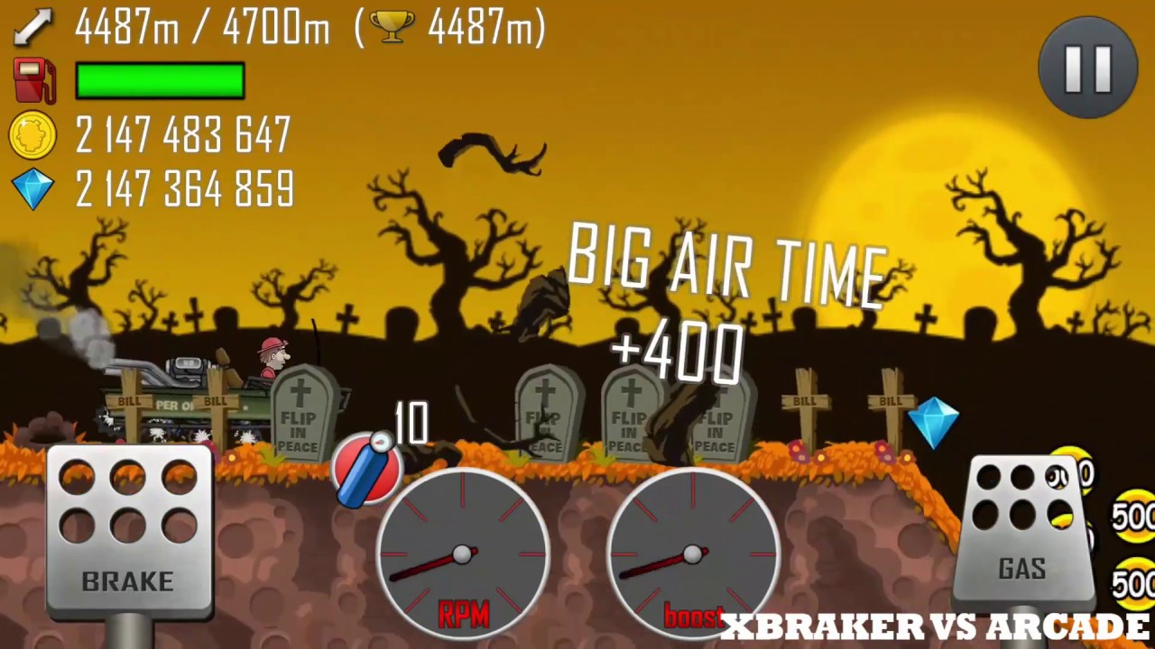 Hill Climb Racing : Super OFFROAD - HAUNTED map | Halloween Pumpkin And ...