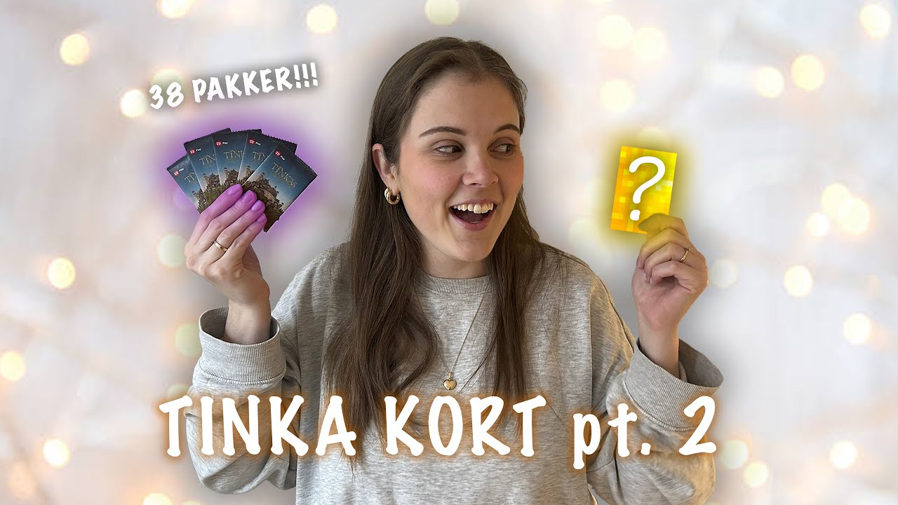 ÅBNER FLERE TINKA KORT 🎄🧑🏼‍🎄 - YouTube