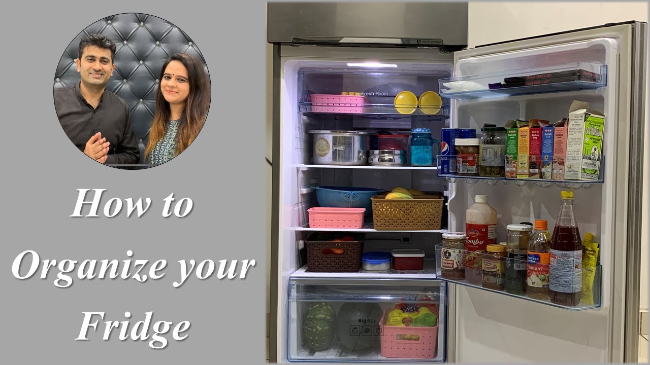 How to clean fridge | Sharing some simple tips & ideas to organize your ...