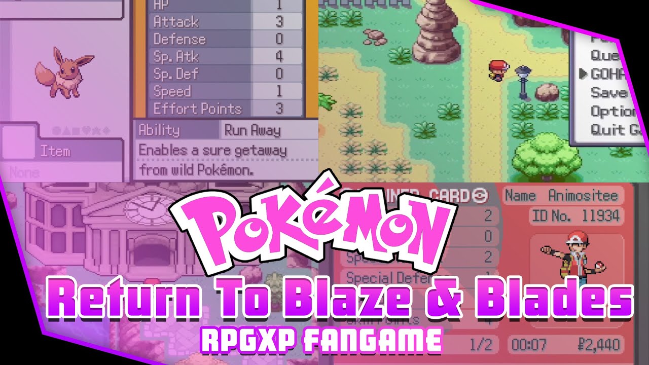 [Updated] New Pokemon RPGXP Fan-Game With 5 Starters, Sidequests, Open ...