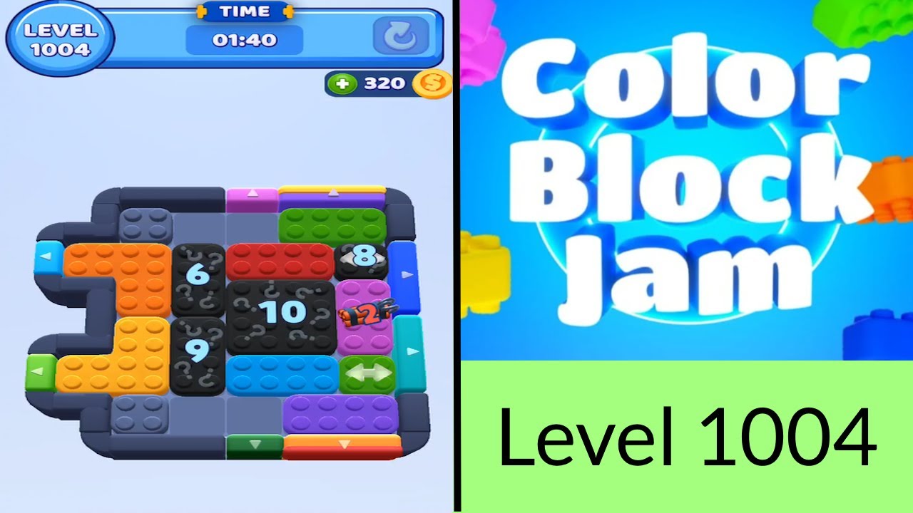 Color Block Jam Level 1004 - YouTube