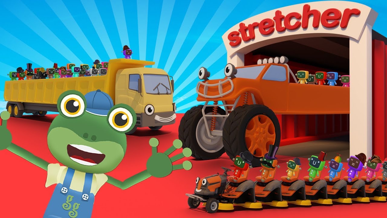 Gecko's Truck Stretching Machine! | Gecko's Garage | Truck Cartoons For ...