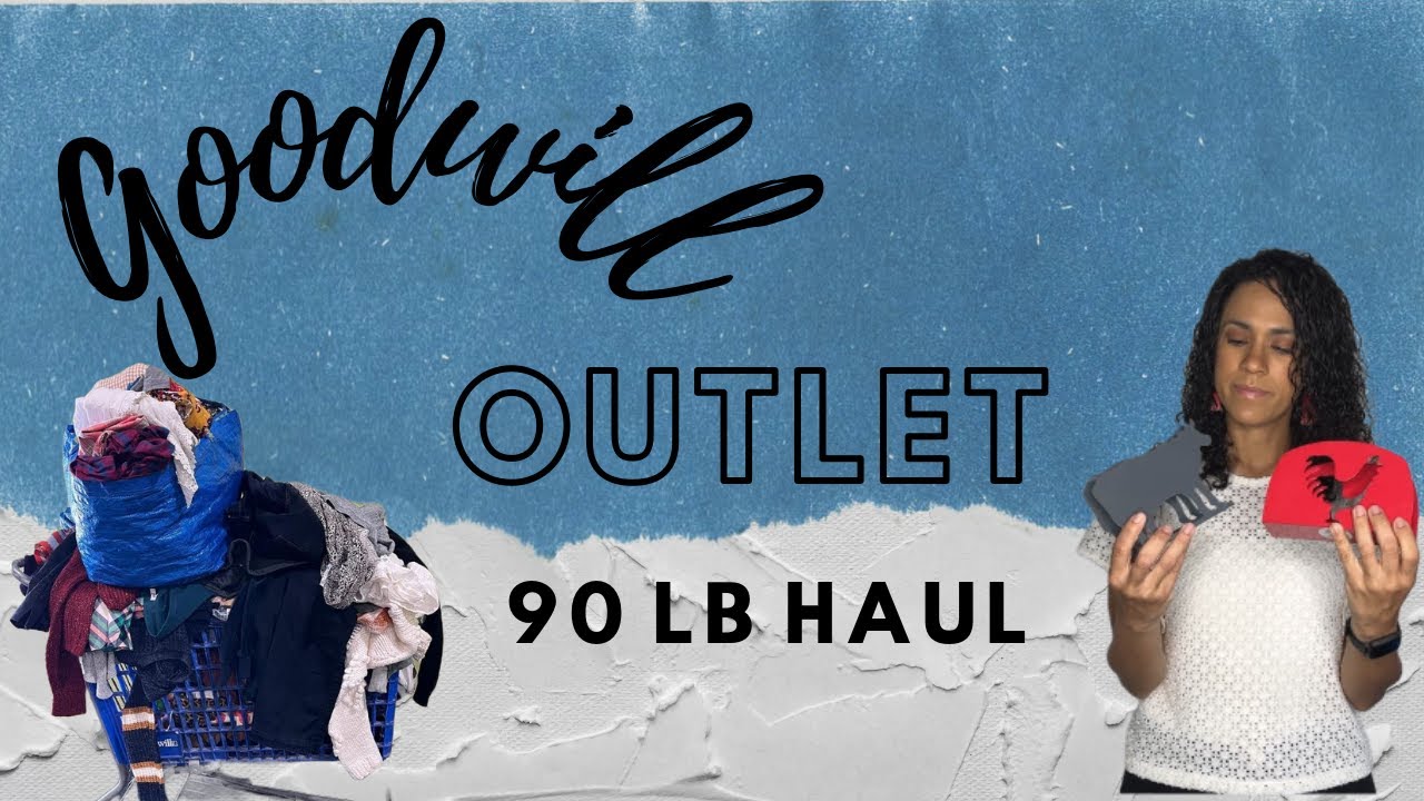 Goodwill Bins Haul: 90 Lbs of Clothing to Resell Online! I found Cow ...