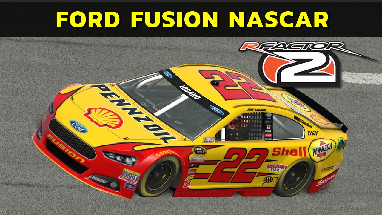 rFactor 2 - Ford Fusion Nascar em Alabama Speedway - YouTube