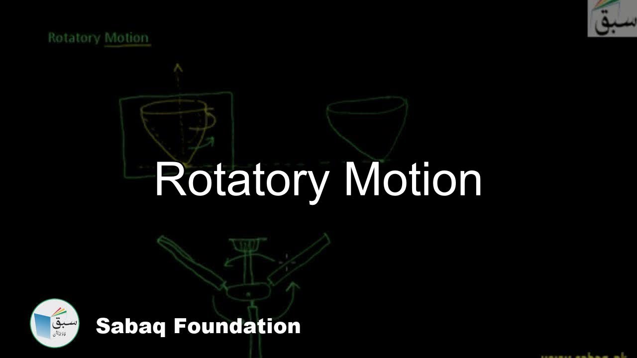 Rotatory Motion, Physics Lecture | Sabaq.pk - YouTube