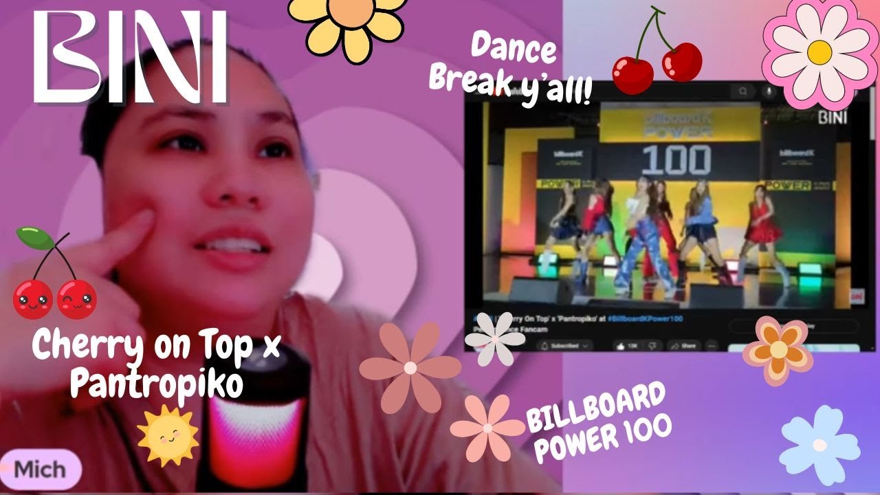 My Reaction To BINI's Live Performance on BILLBOARD Top 100 Korea - YouTube