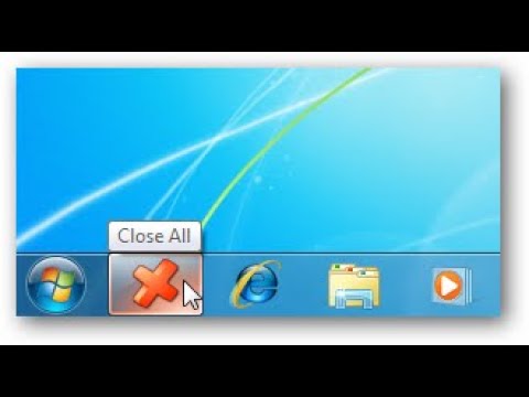 Close All Background Apps By One Click On Windows 10 - YouTube