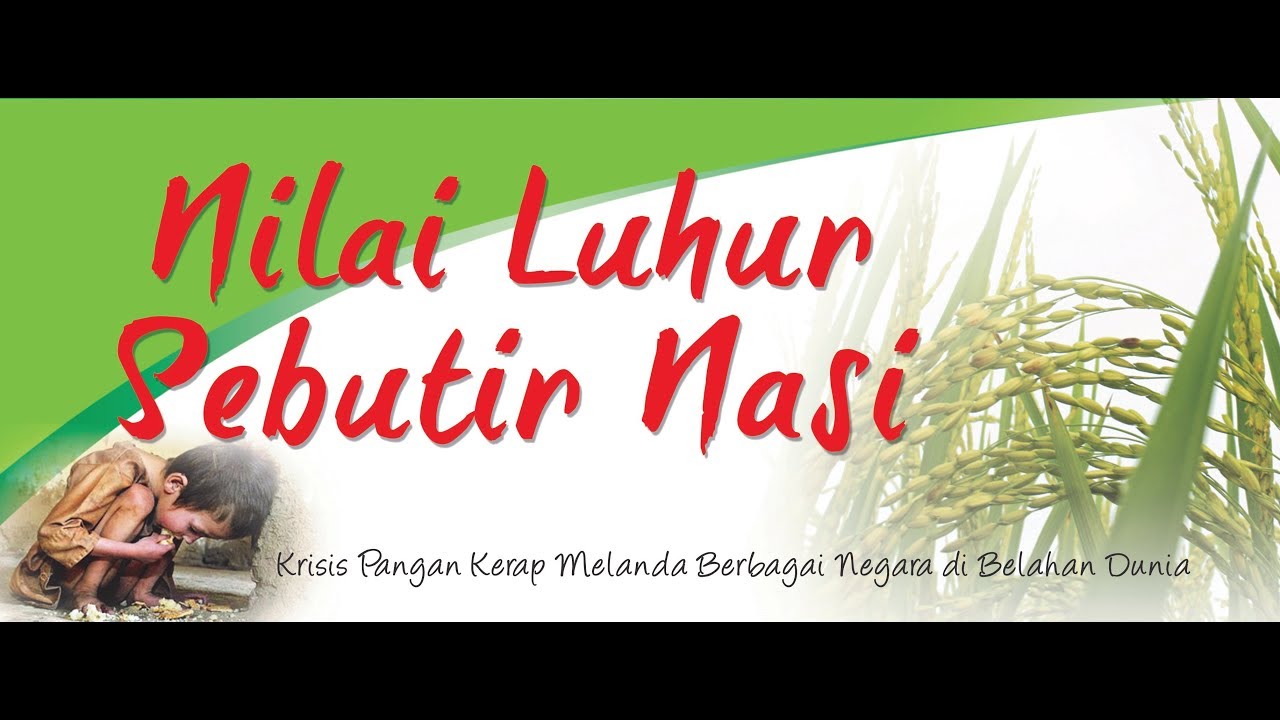MAKNA SEBUTIR NASI (dapat menyelamat dunia dari Kelaparan) - YouTube