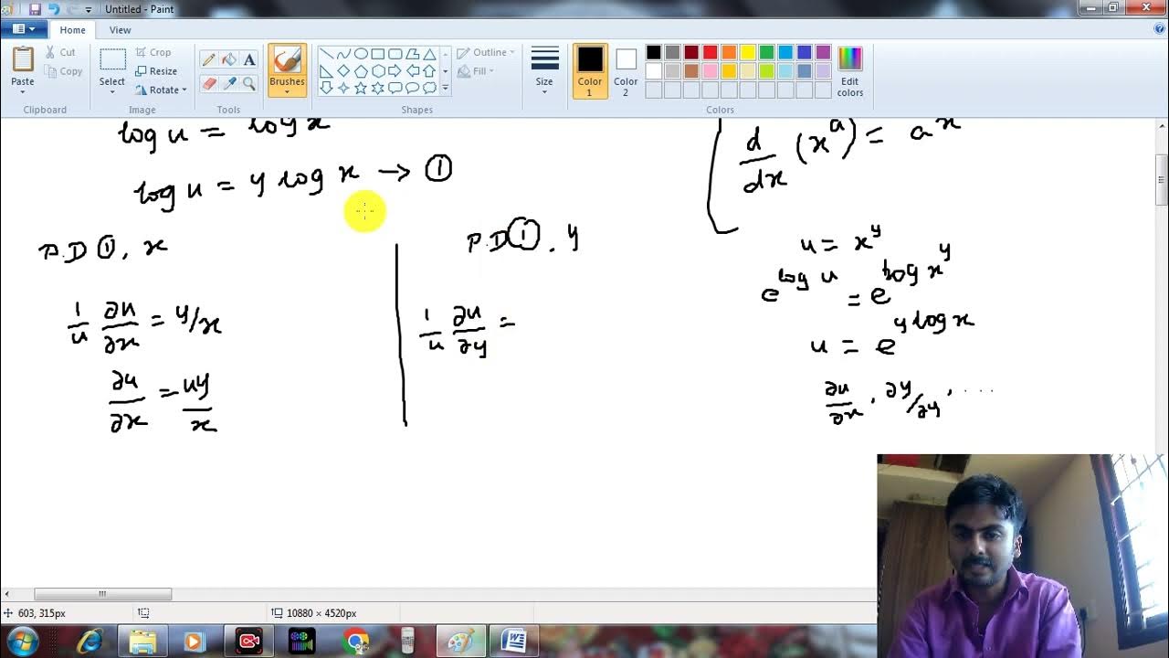 Partial derivatives problem-04 - YouTube
