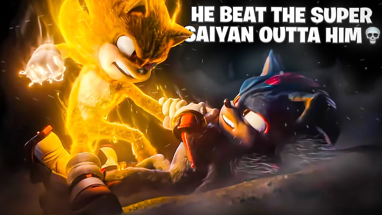 When SONIC and SHADOW ran a Dragon Ball Z level FADE - YouTube