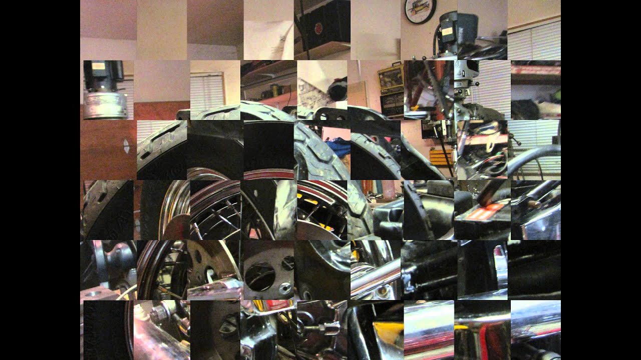 harley davidson softail ..1990 with new frame and front end .. - YouTube