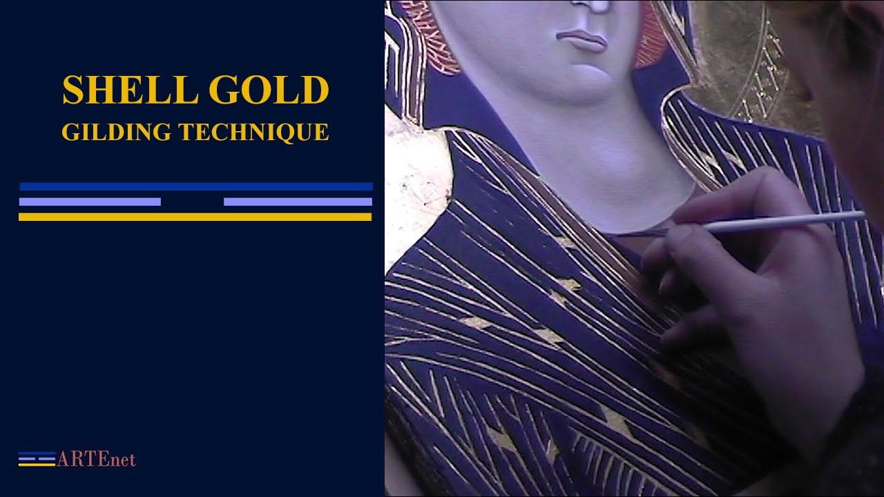 Shell Gold Technique - Gilding - YouTube