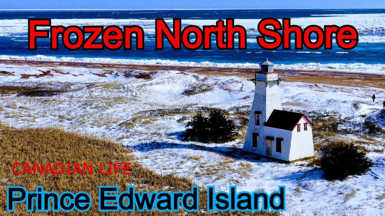 Stunning Breathtaking and Beautiful Frozen North Shore on PEI! - YouTube