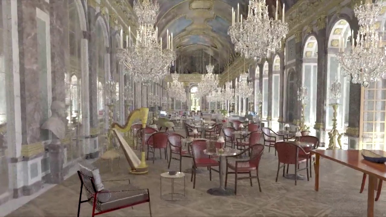 3d max classic salloon denoise animation vray - YouTube