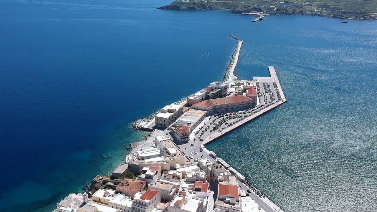 ΕΡΜΟΥΠΟΛΗ ΣΥΡΟΥ λιμανι (greece) - YouTube