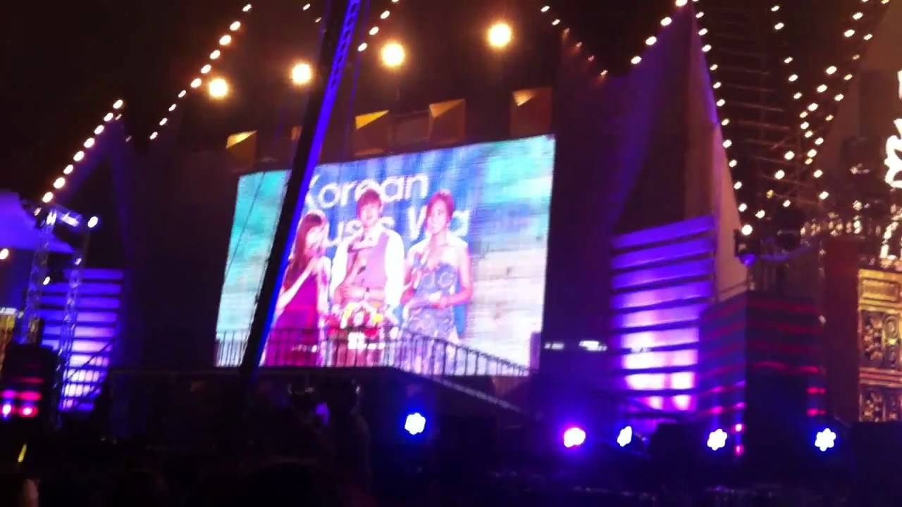 110312 Nichkhun teach Tiffany Yulri "Chan rak Khun" in Korean wave ...