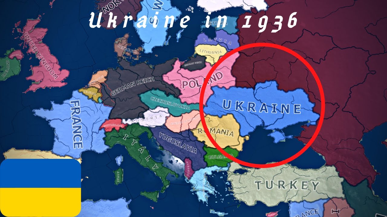 UKRAINE EXIST IN 1936 - HOI4 Timelapse - YouTube