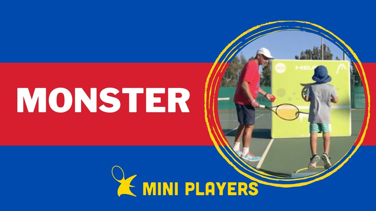 RED BALL. MONSTER. MINITENNIS PROGRAM - #MiniPlayers - YouTube